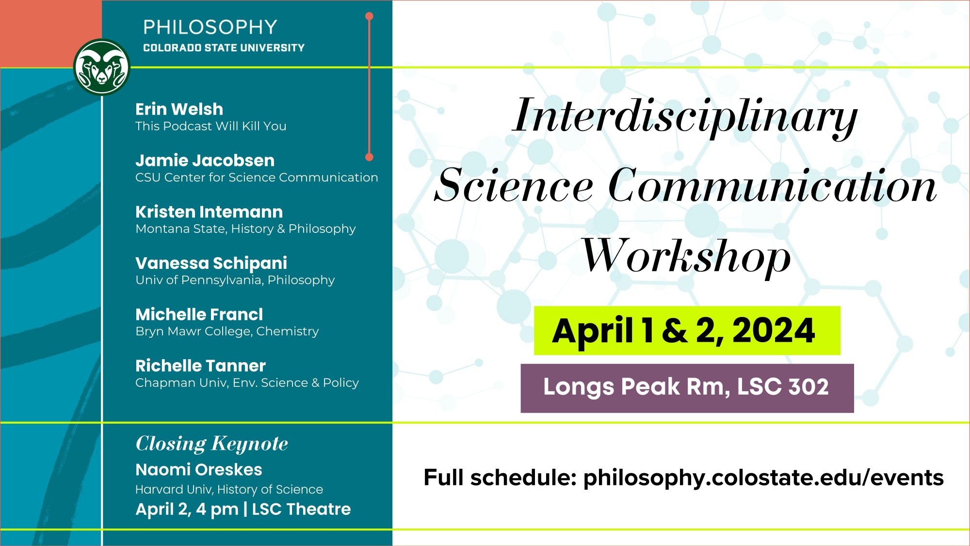 Interdisciplinary Science Communication Workshop - Philosophy ...