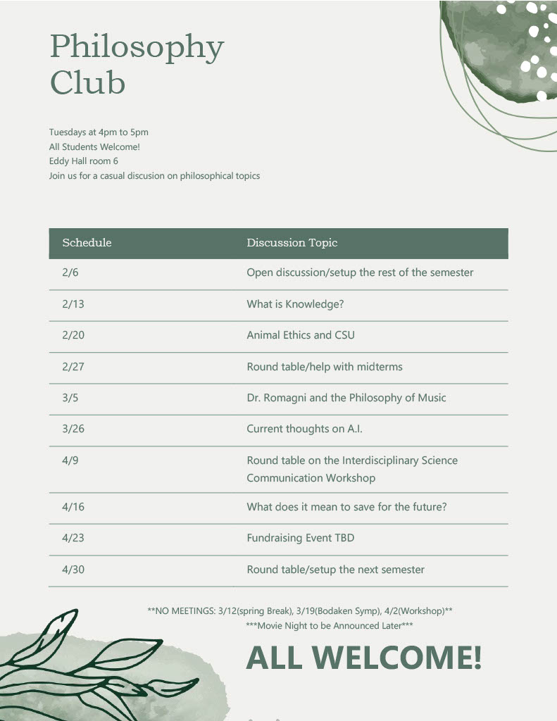 Philosophy Club - Philosophy | Colorado State University
